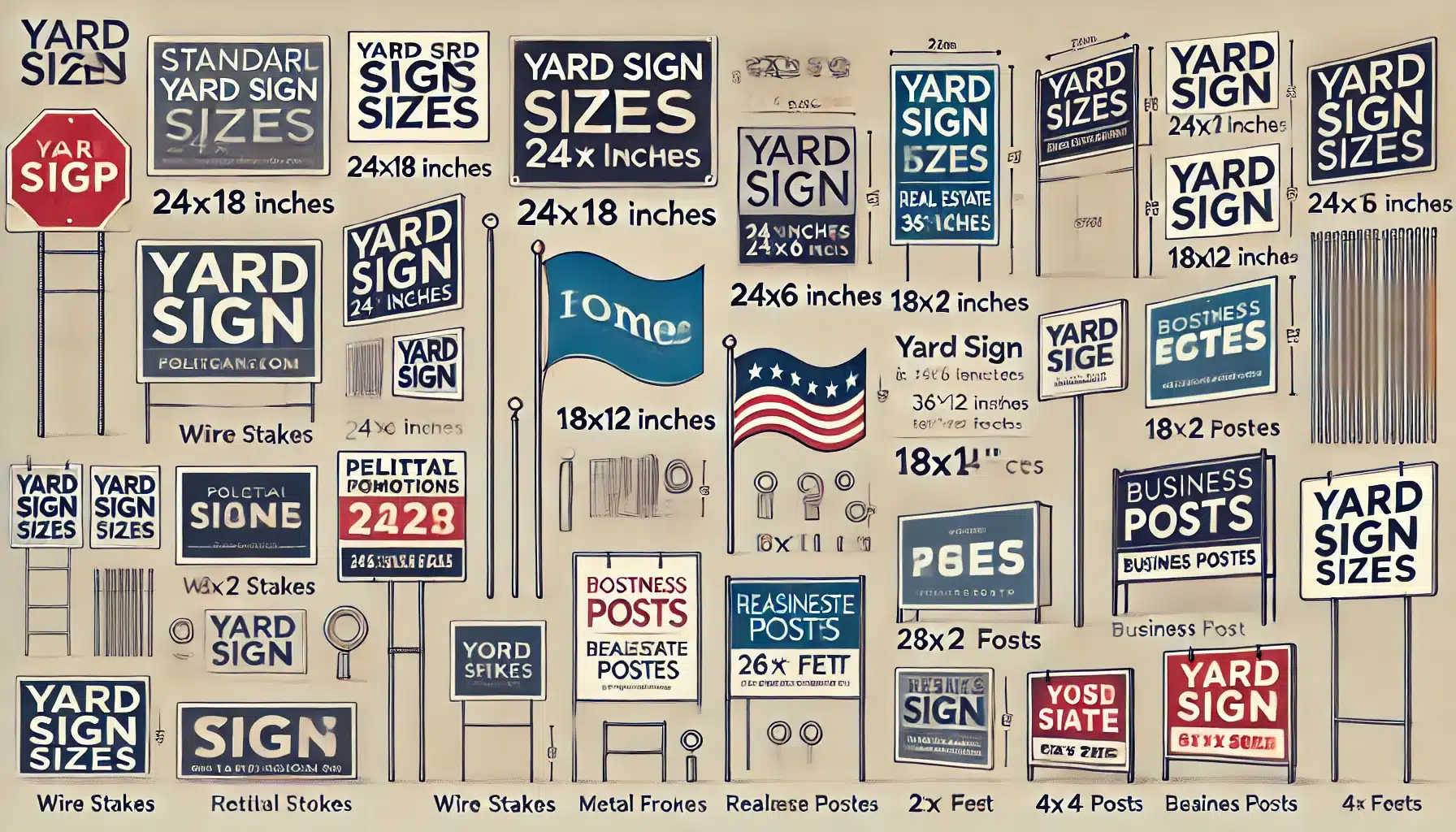 Comprehensive Guide to Yard Sign Sizes: Everything You Need to Know ...