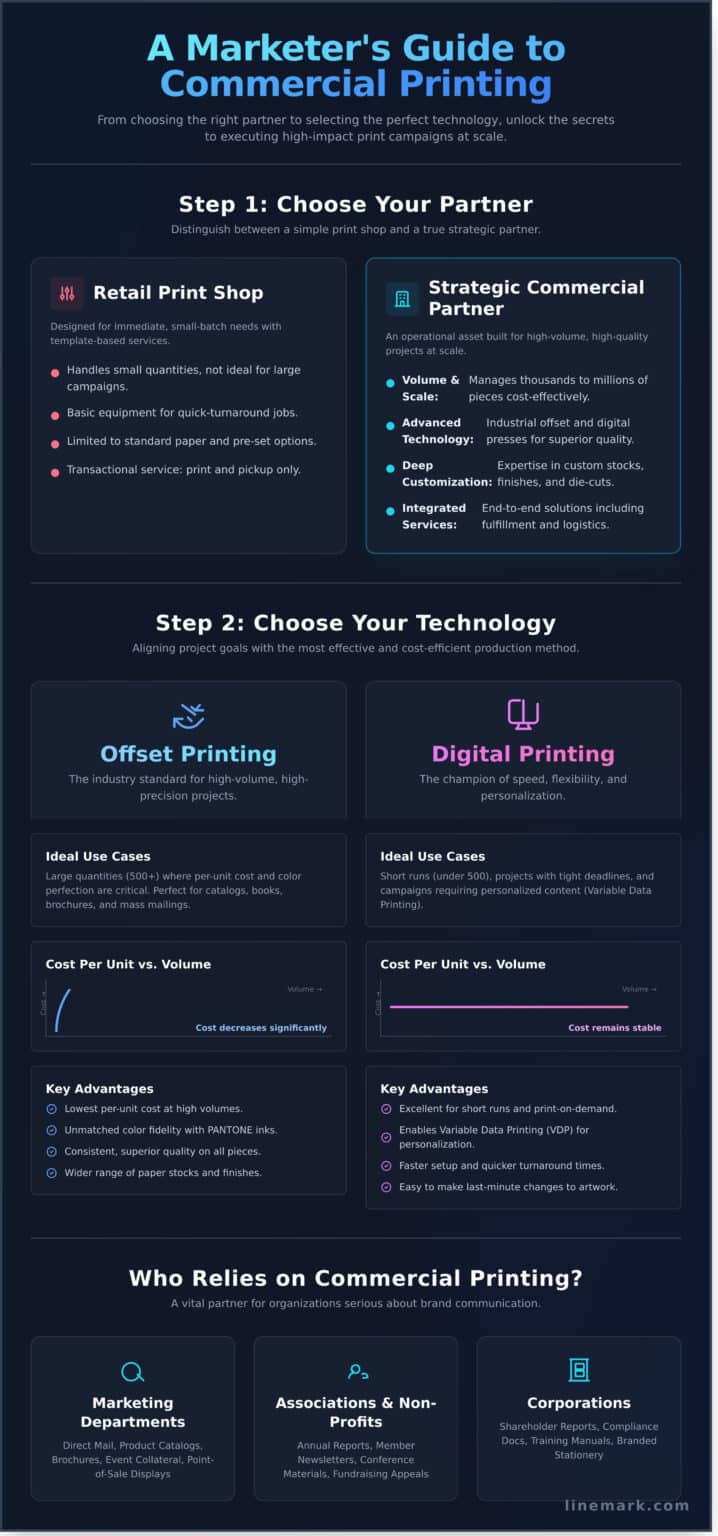 Commercial Printing Services: The Ultimate Guide for Businesses | Linemark